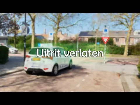 Inrit en uitrit - Rijleshulp
